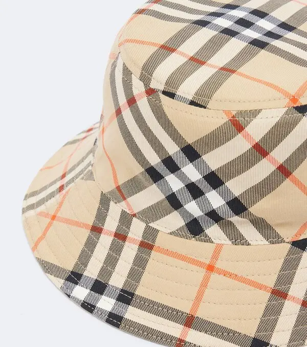 Burberry Ekd Cotton Bucket Hat