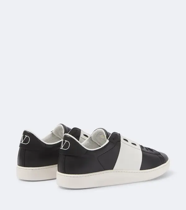 Valentino Garavani Open Royco Leather Sneakers - Black