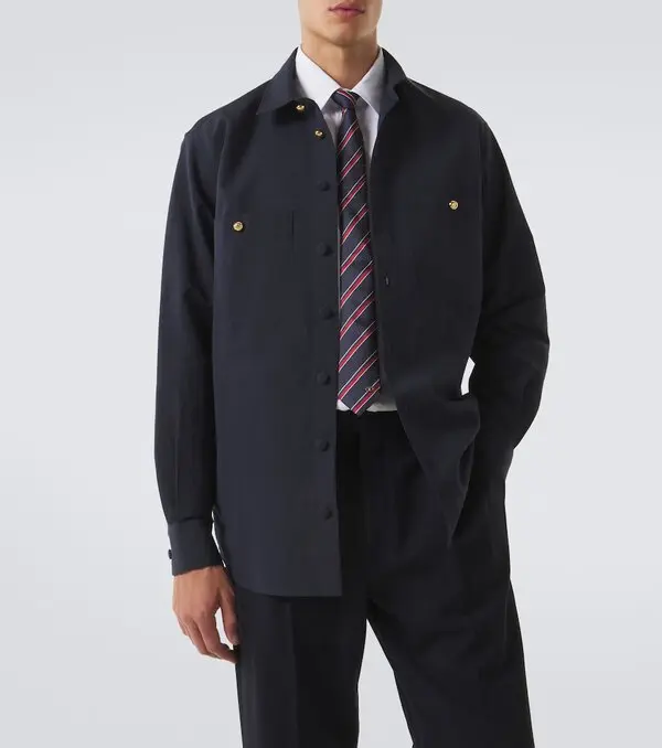 Valentino Garavani Cotton And Silk Shirt
