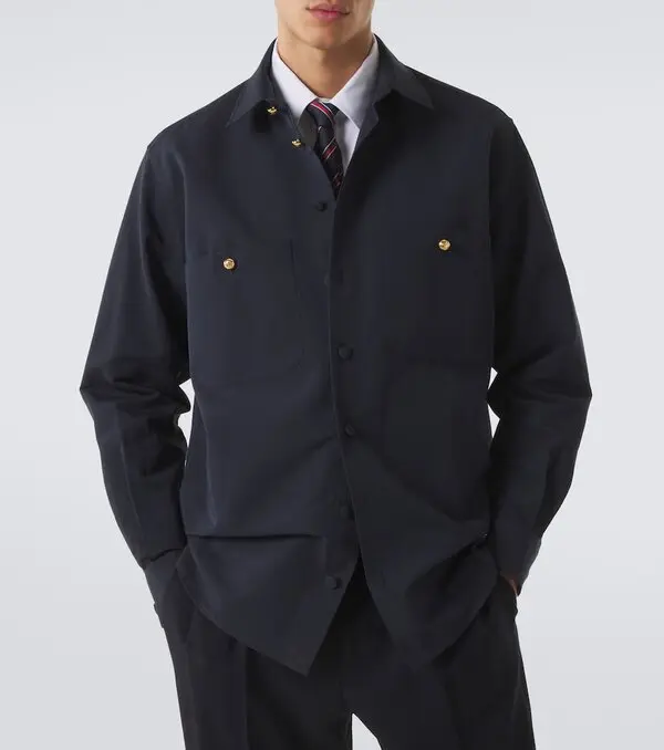 Valentino Garavani Cotton And Silk Shirt