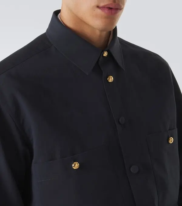 Valentino Garavani Cotton And Silk Shirt