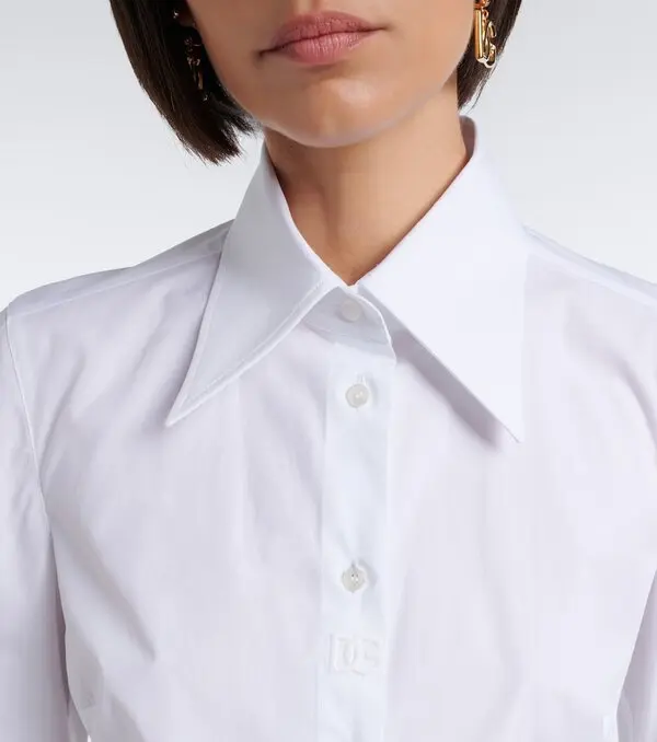 Dolce & Gabbana Cotton-blend Poplin Shirt