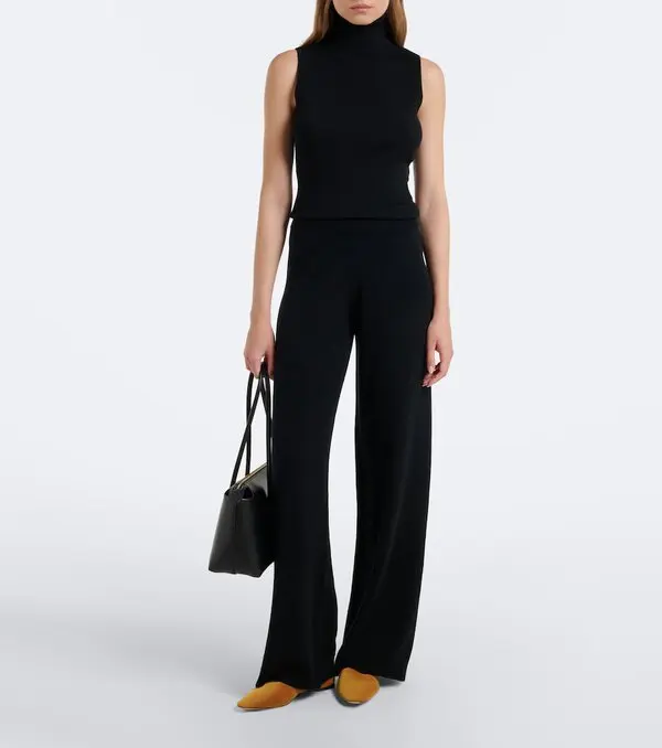 Jardin Des Orangers Ribbed-knit Virgin Wool Turtleneck Top