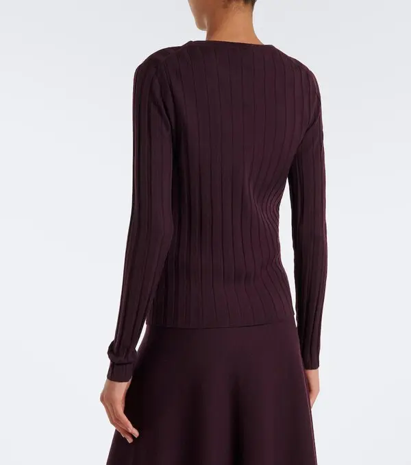 Jardin Des Orangers Ribbed-knit Virgin Wool Crewneck Sweater