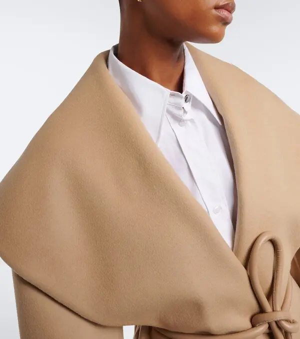 Sportmax Virgin Wool Coat - Beige