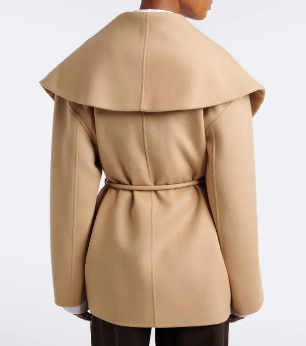 Sportmax Virgin Wool Coat - Beige