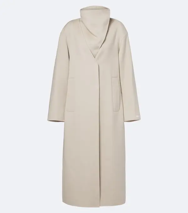 Sportmax Virgin Wool Coat - Beige