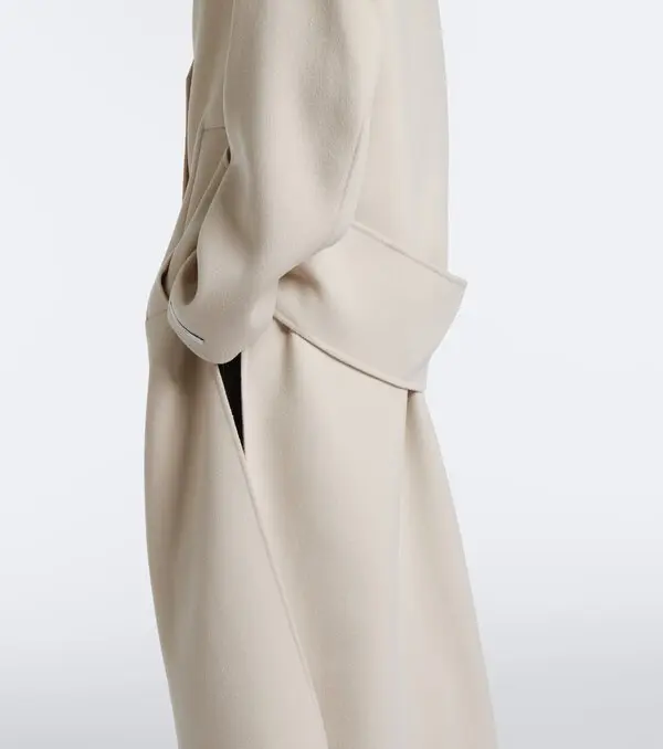 Sportmax Virgin Wool Coat - Beige