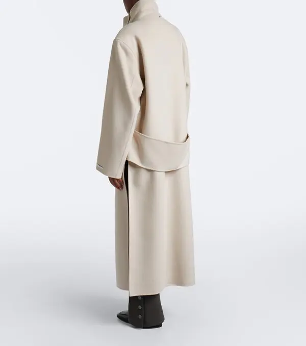 Sportmax Virgin Wool Coat - Beige