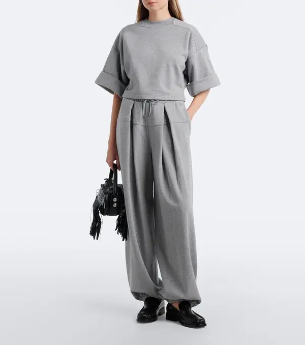 Sportmax Cotton-blend Jersey Sweatshirt