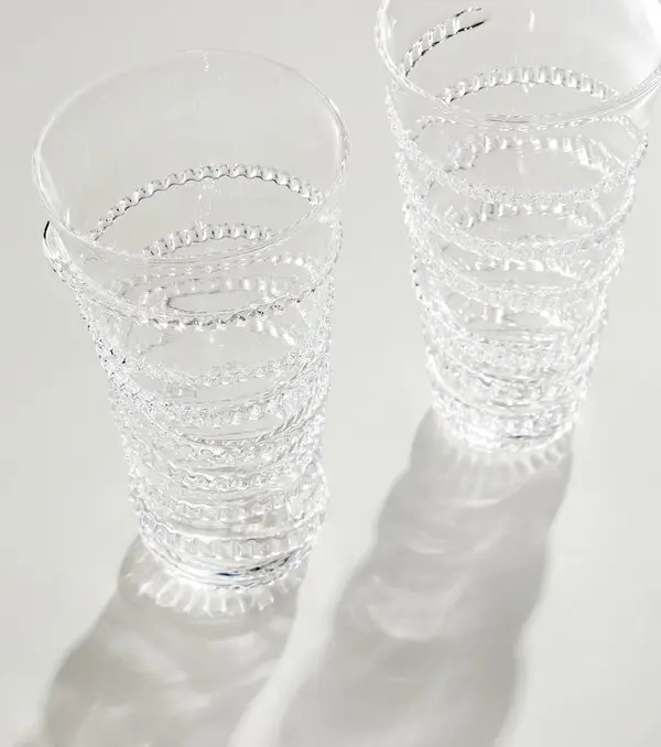 ALEXANDER KIRKEBY Set Of 2 Crystal Glasses