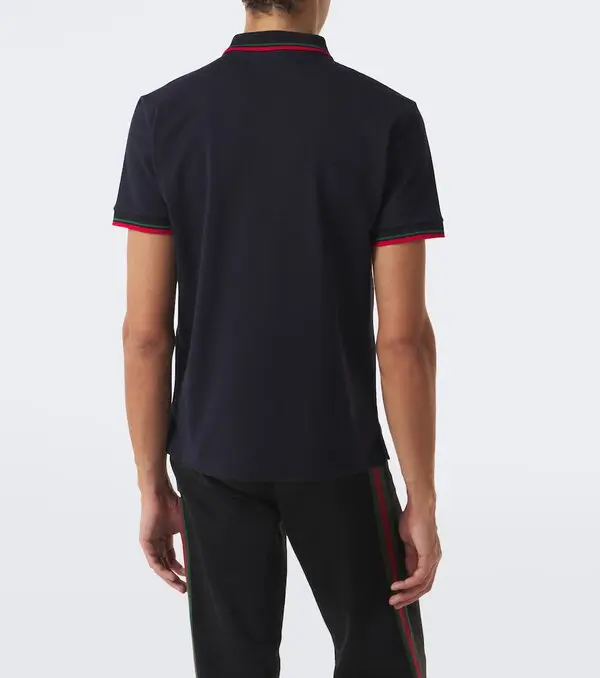 Gucci Cotton-blend Piqué Polo Shirt