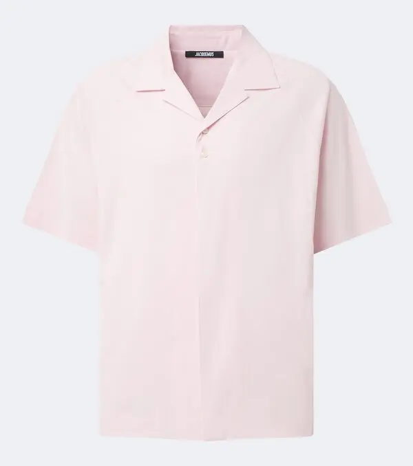 Jacquemus Jean Atelier Jersey Bowling Shirt - Pink