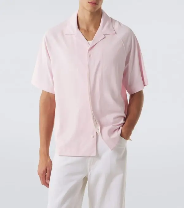 Jacquemus Jean Atelier Jersey Bowling Shirt - Pink
