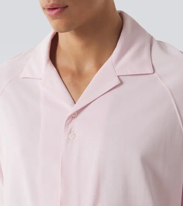 Jacquemus Jean Atelier Jersey Bowling Shirt - Pink
