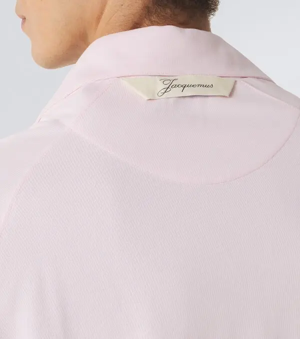 Jacquemus Jean Atelier Jersey Bowling Shirt - Pink