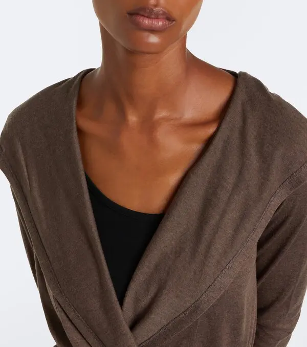 Max Mara Jersey Wrap Cardigan - Brown
