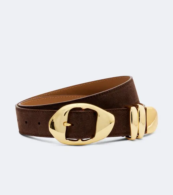 AMANU Grumeti Suede Belt - Brown