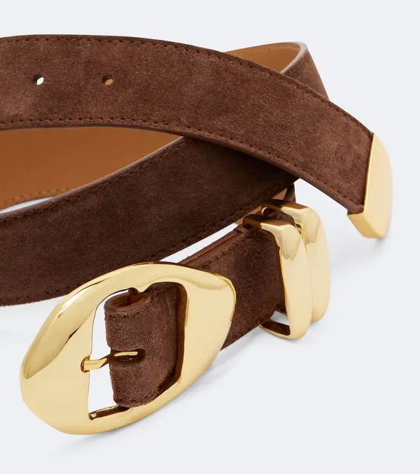 AMANU Grumeti Suede Belt - Brown