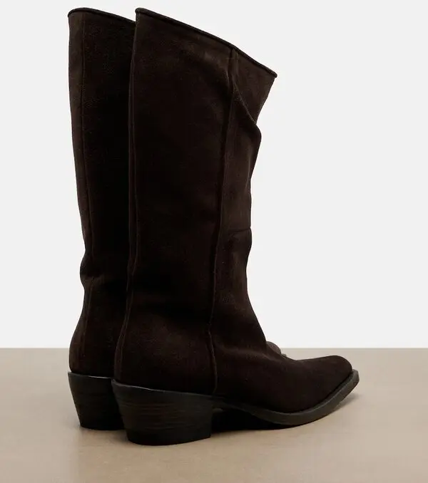 Khaite Clive Suede Knee-high Boots