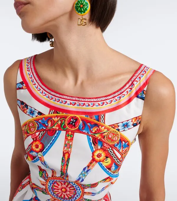 Dolce & Gabbana Caretto Cotton Minidress
