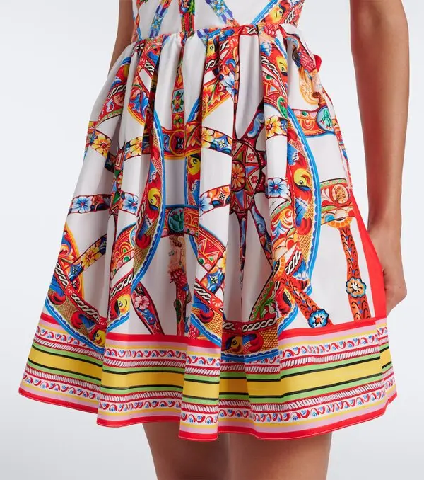 Dolce & Gabbana Caretto Cotton Minidress