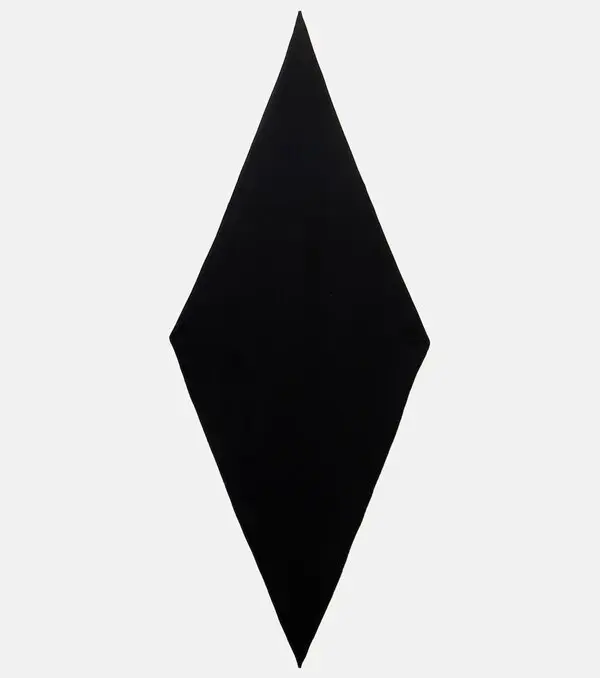 LEMAIRE Wool Scarf - Black