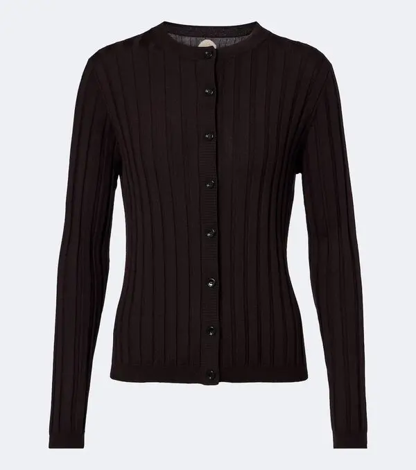 Jardin Des Orangers Ribbed Virgin Wool Cardigan