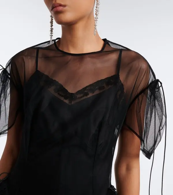 Simone Rocha Tulle Midi Dress