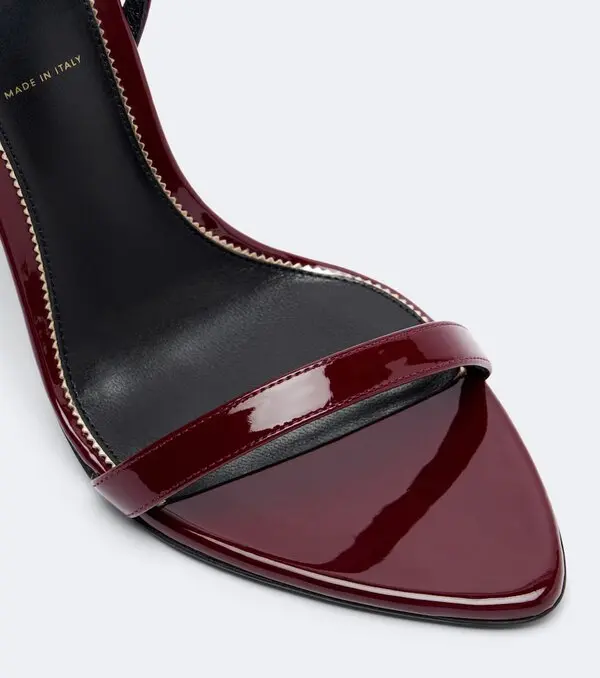 TOM FORD Padlock Patent Leather Stiletto Sandals