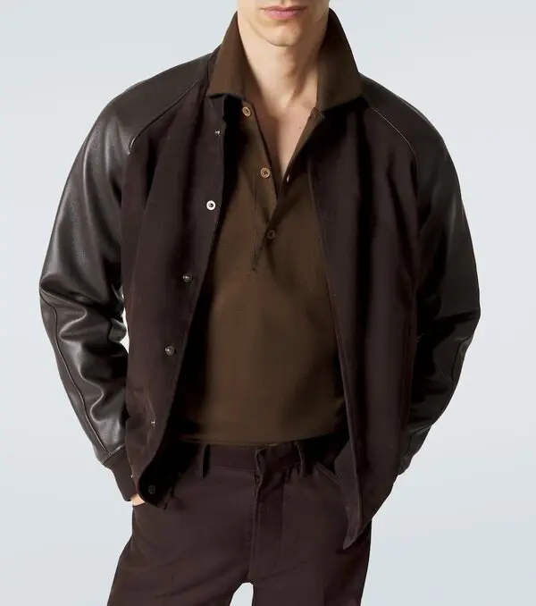 TOM FORD Silk And Cotton Piqué Polo Shirt