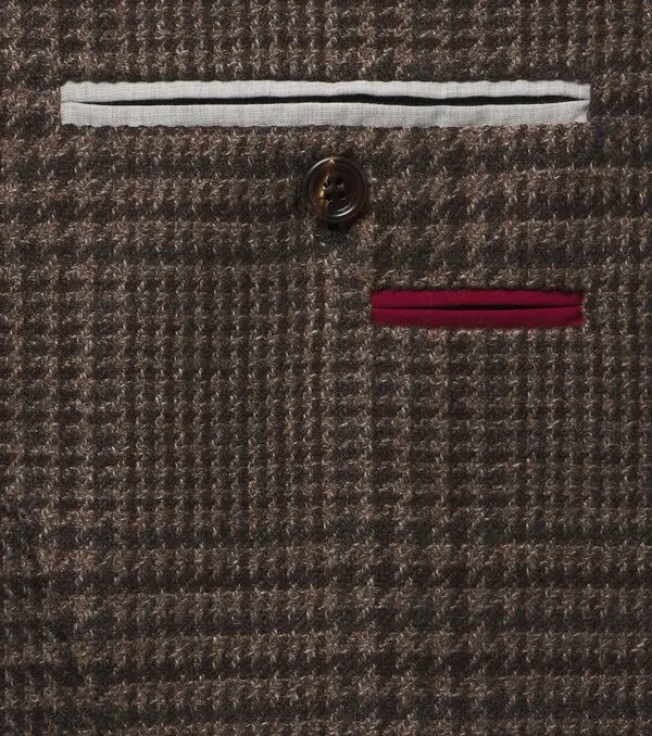 Brunello Cucinelli Prince Of Wales Check Cashmere Blazer