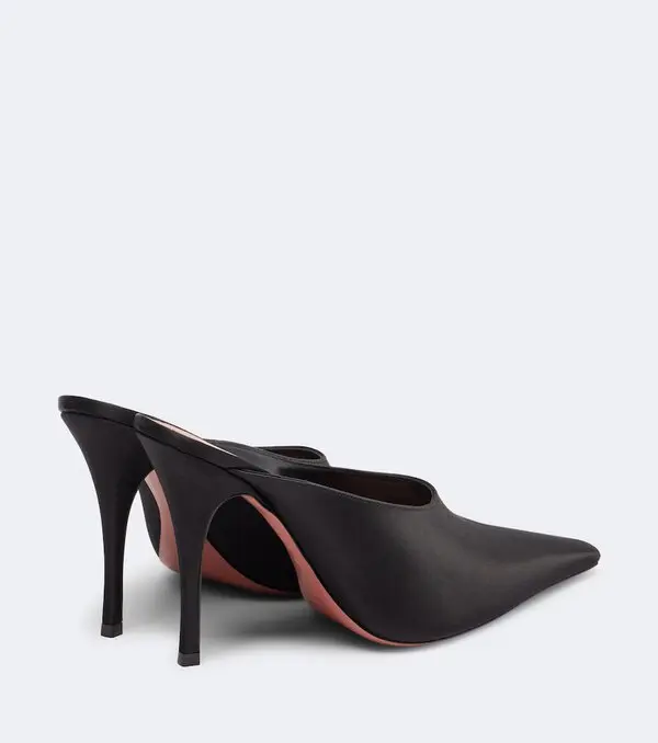 Amina Muaddi Felicia Satin Mules