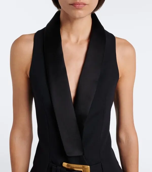 Balmain Virgin Wool Minidress
