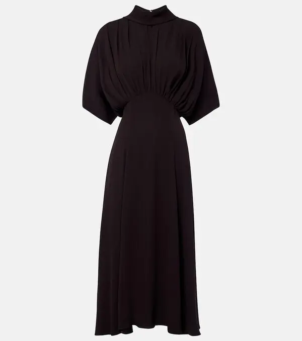 Agnona Gathered Midi Dress