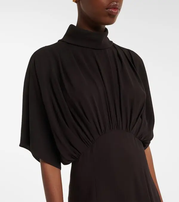 Agnona Gathered Midi Dress