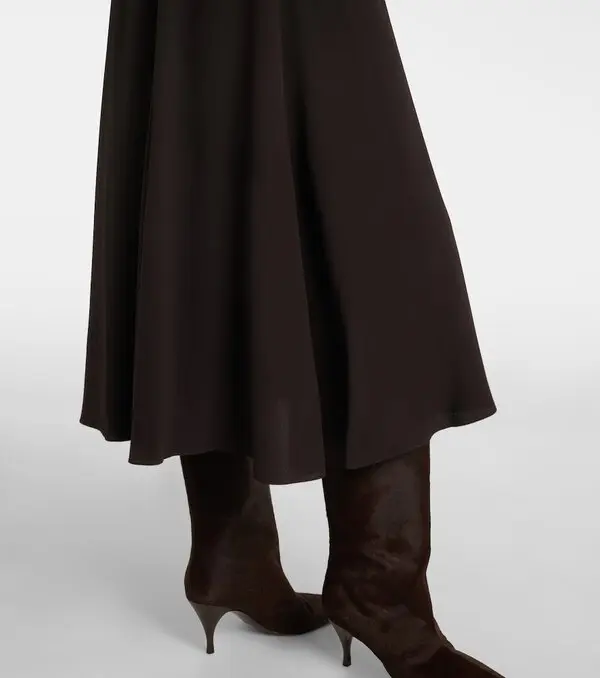 Agnona Gathered Midi Dress