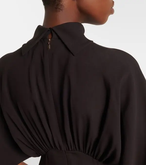 Agnona Gathered Midi Dress