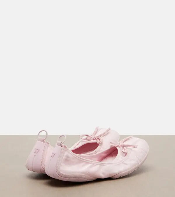 Balenciaga Ballet Flats With Bow Detailing