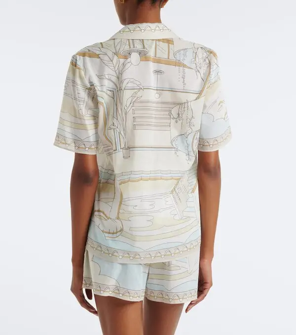 Tory Burch Printed Cotton Shirt - Multicoloured
