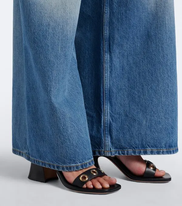 Chloé Janis Leather Sandals