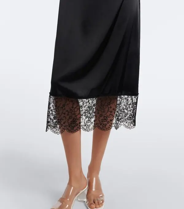 Simone Rocha Satin Slip Dress