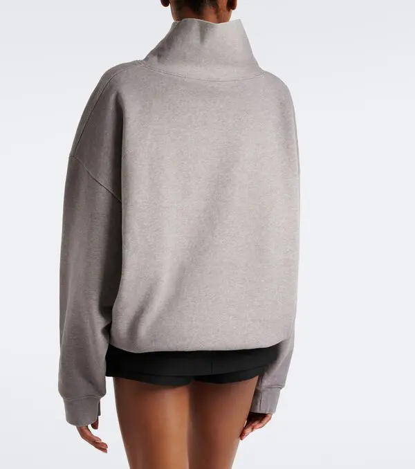 Acne Studios Logo Cotton Fleece Sweatshirt