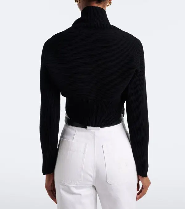 Max Mara Knitted Shrug With Embellishment