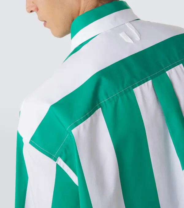 Jacquemus Camargue Striped Cotton Poplin Shirt