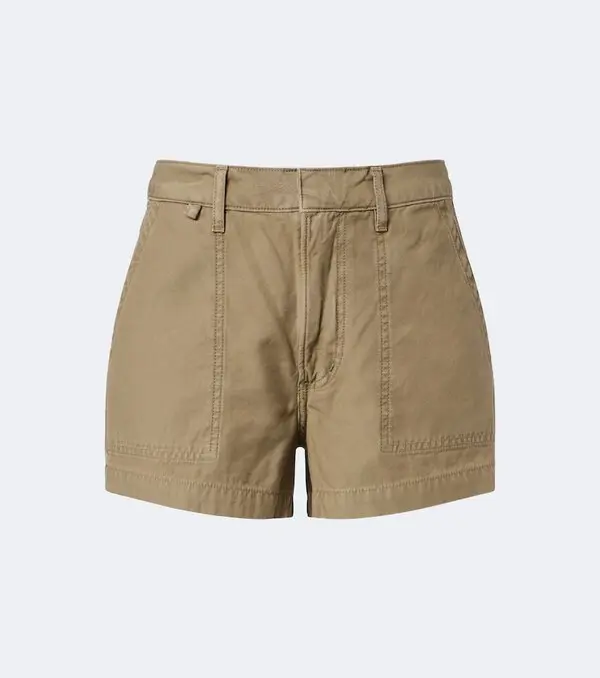 Citizens Of Humanity Marcella Cotton Twill Shorts - Green