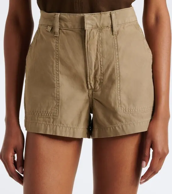 Citizens Of Humanity Marcella Cotton Twill Shorts - Green