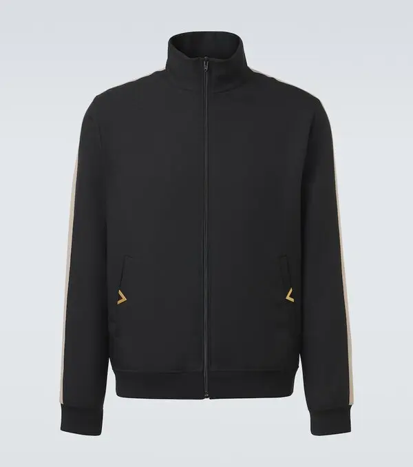 Valentino Garavani Vgold Track Jacket - Black