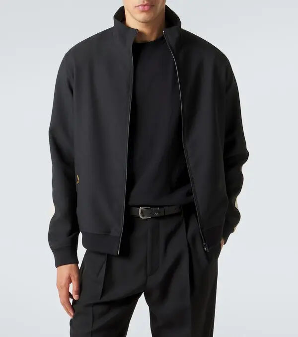 Valentino Garavani Vgold Track Jacket - Black