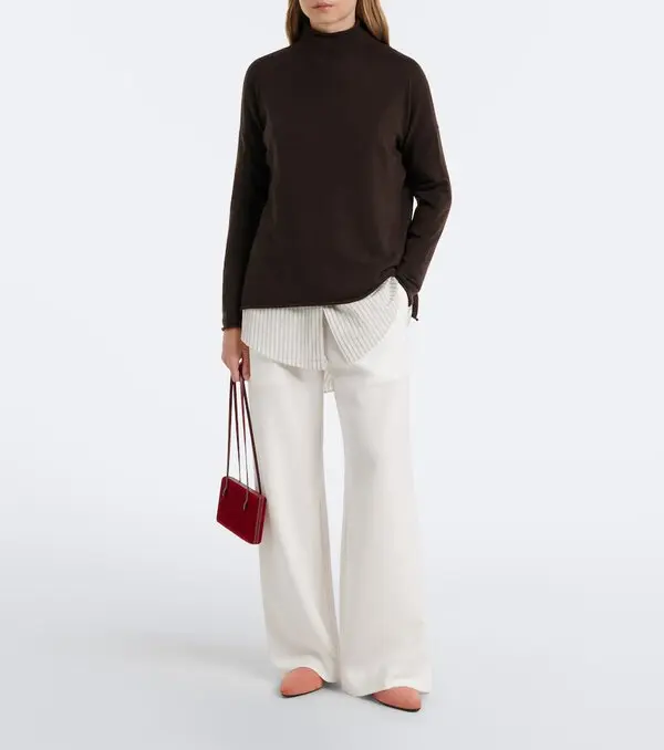 Jardin Des Orangers Cashmere Mock Neck Sweater